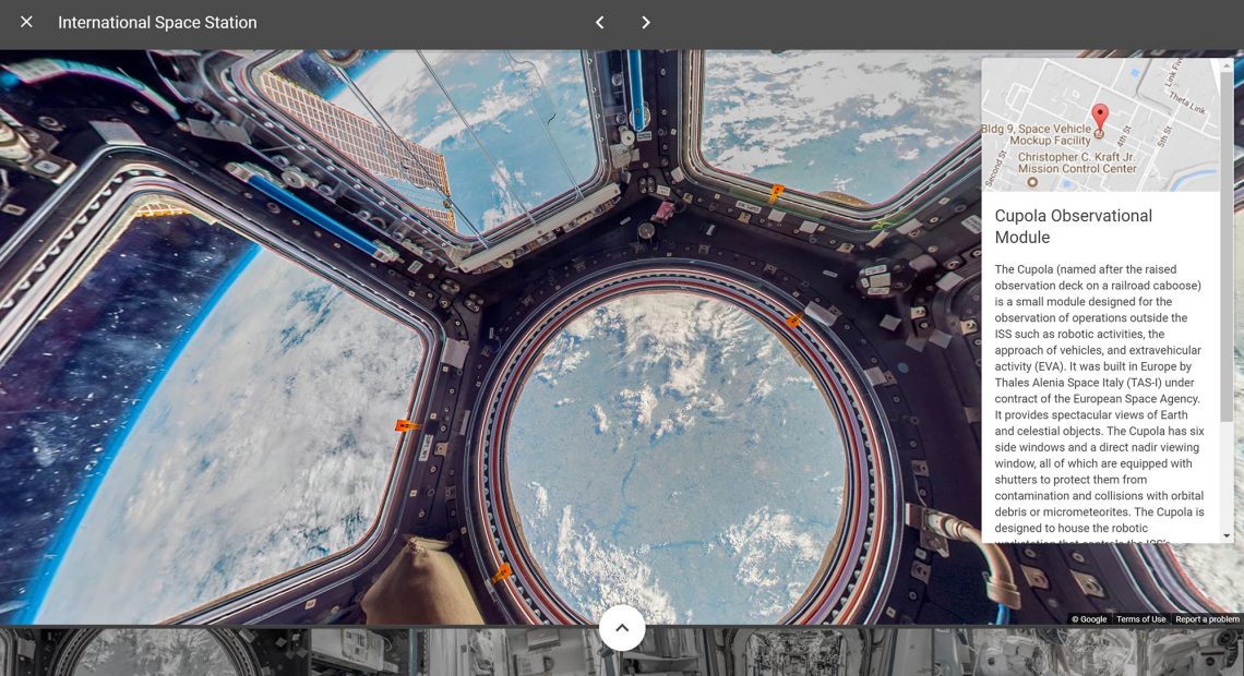 Google takes to the stars with ISS Street View – Pickr