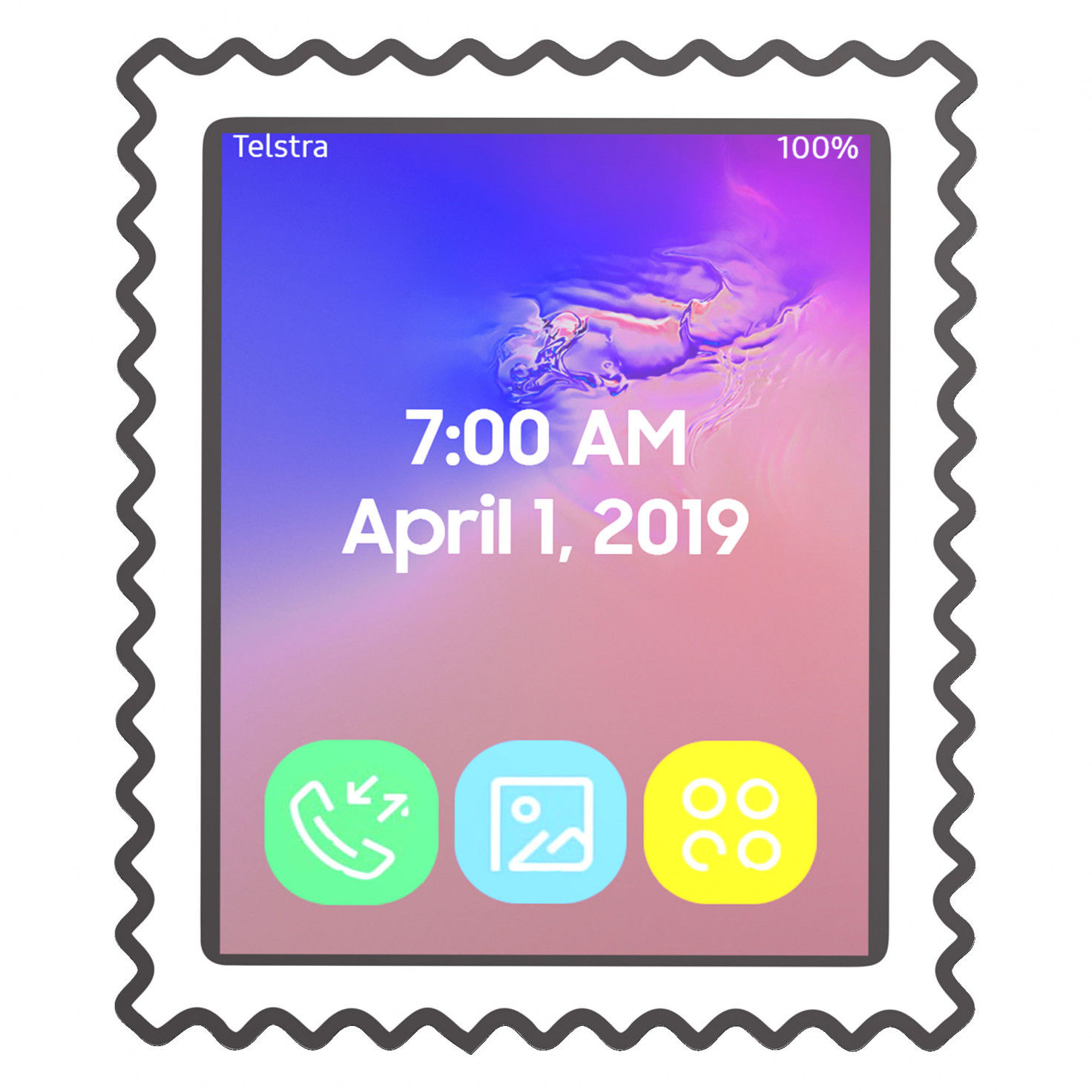 Samsung saves smartphone space with Stamp (April Fools!) – Pickr