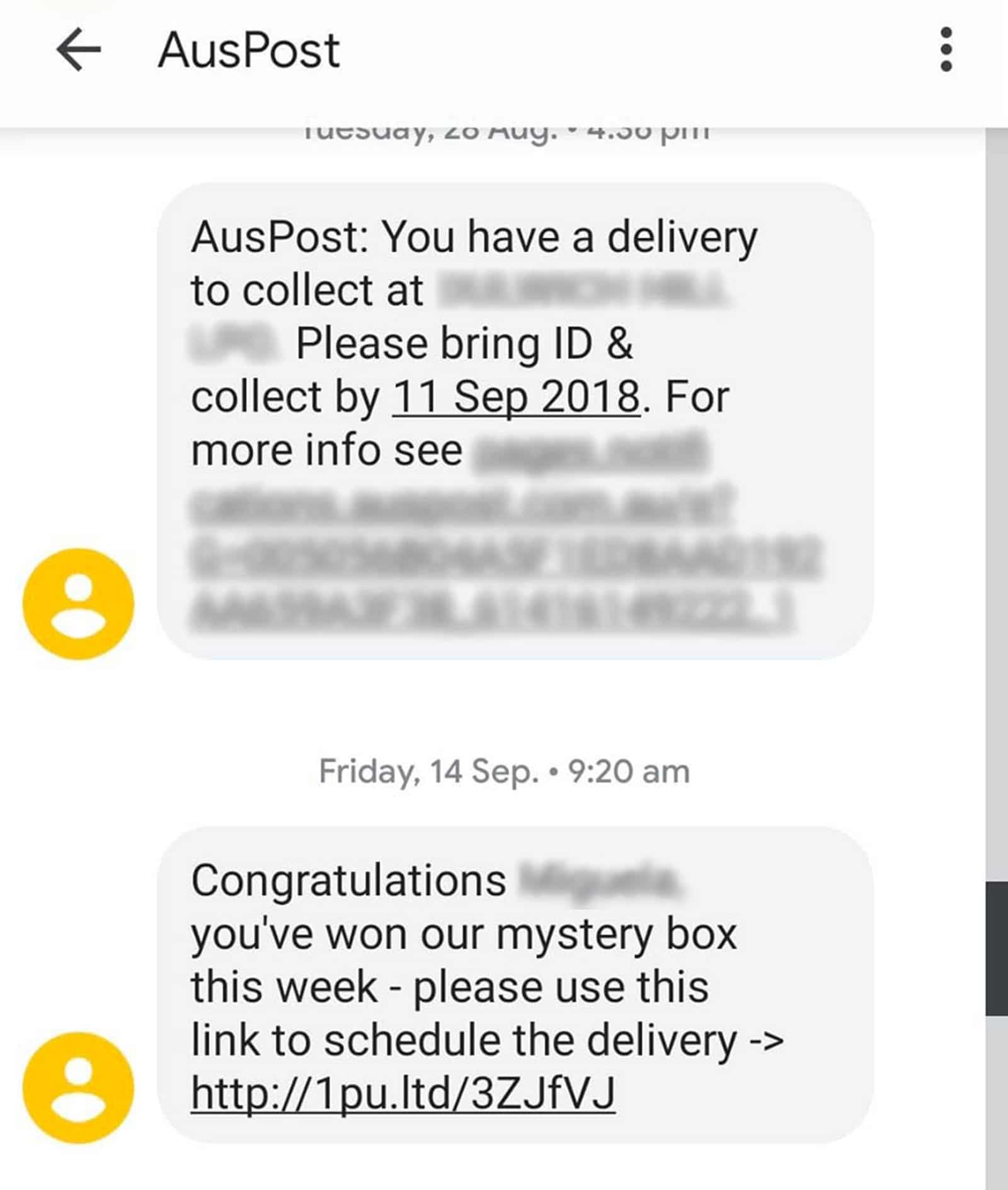 Australia Post scam hitting SMS, how can you tell it's a scam – Pickr