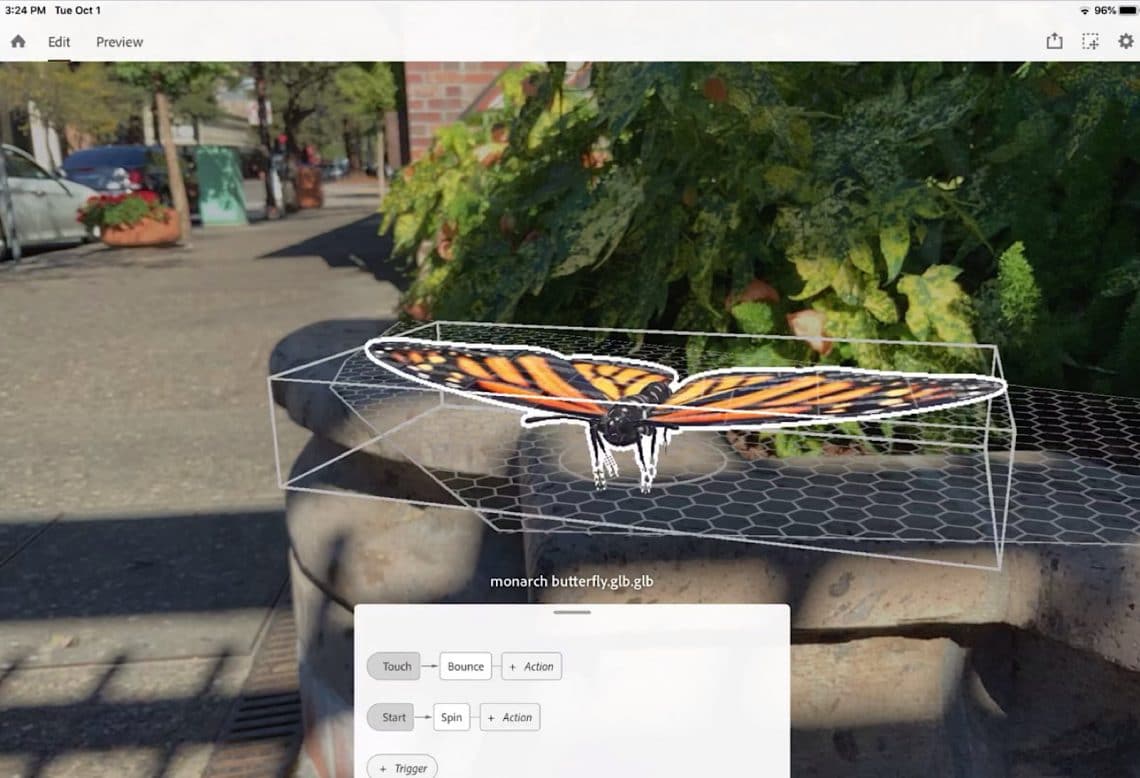 Adobe plays with AR in Aero – Pickr