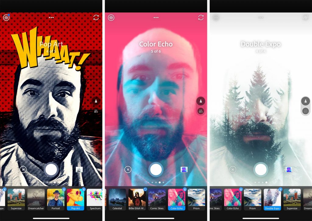Adobe's Photoshop Camera turns your phone camera to art – Pickr