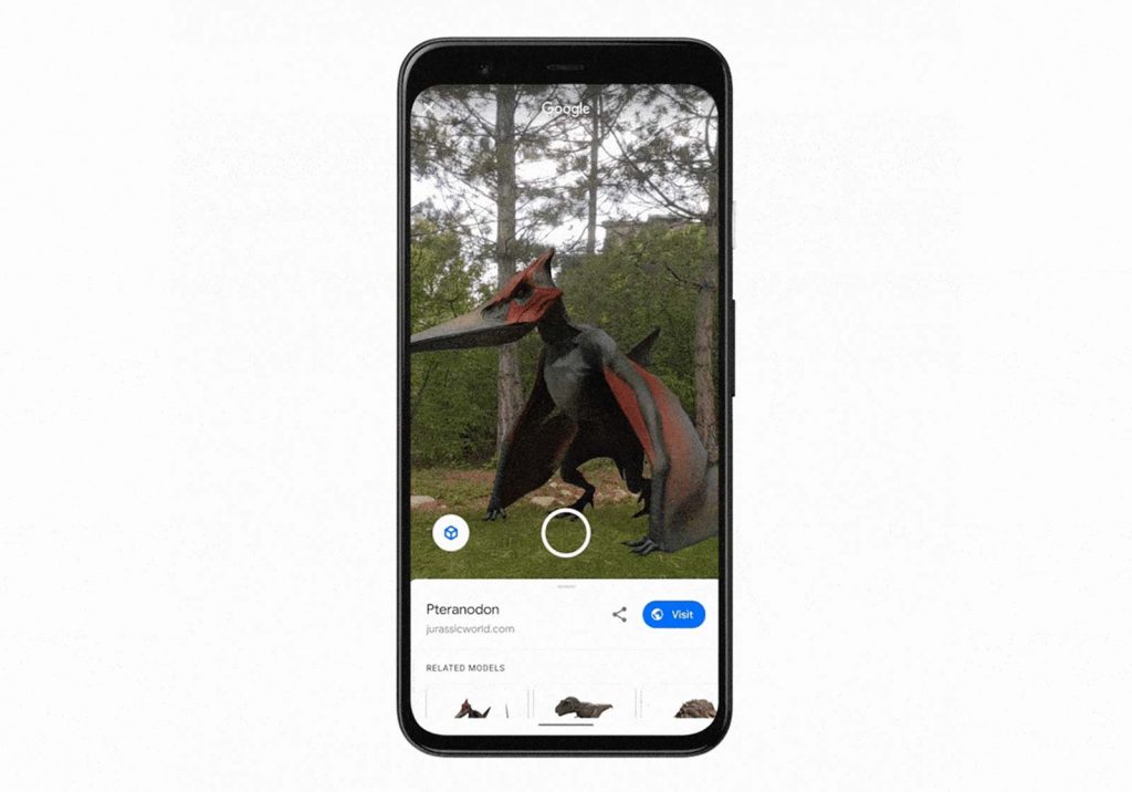 Google Search brings dinosaurs to life in AR – Pickr