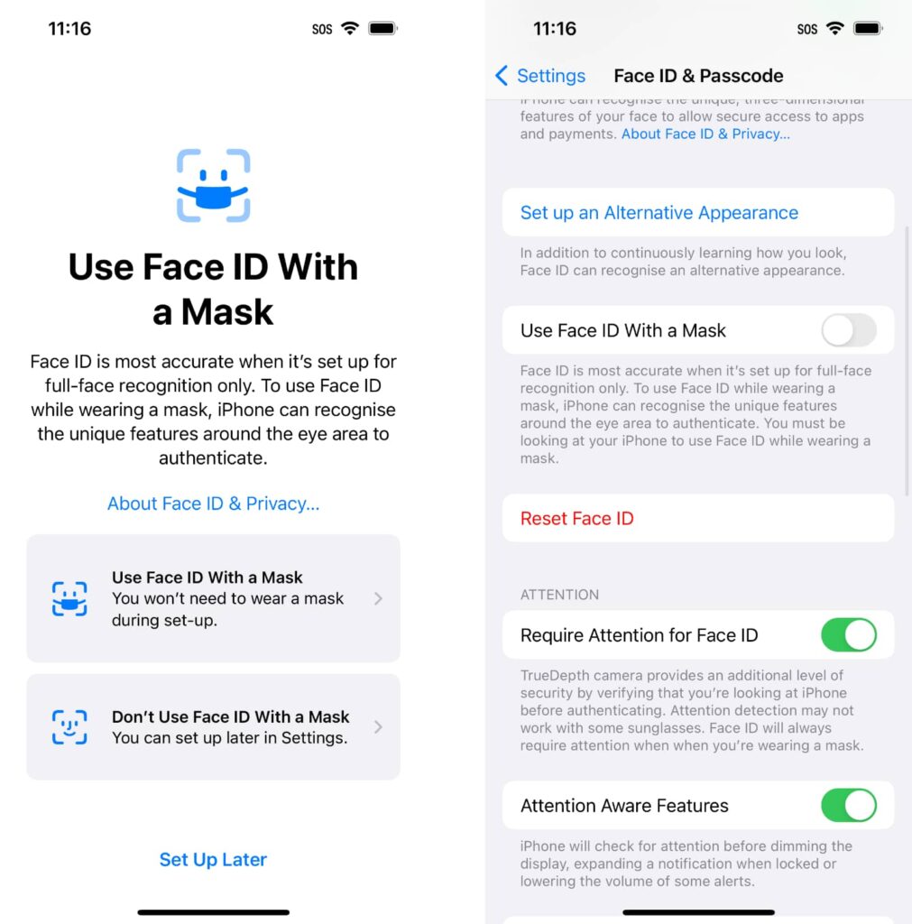 Apple brings mask face unlock out of beta in iOS 15.4 – Pickr