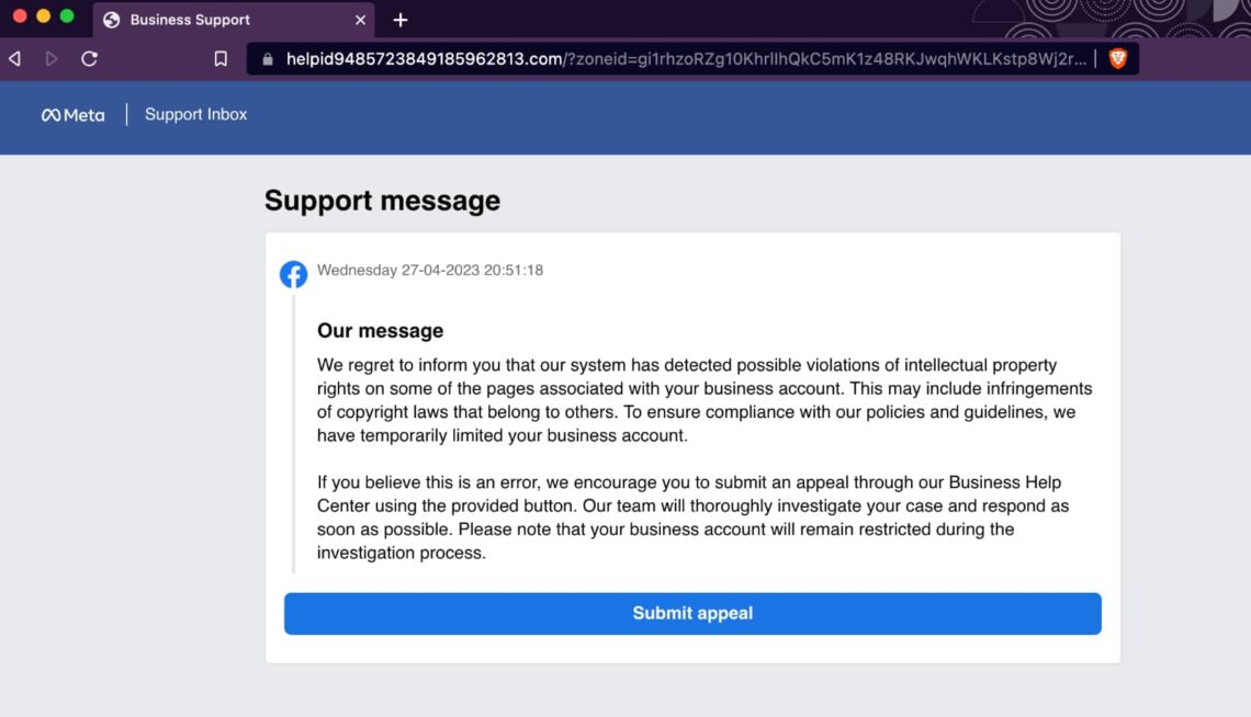 Meta page scams make it through the inbox, how to tell – Pickr